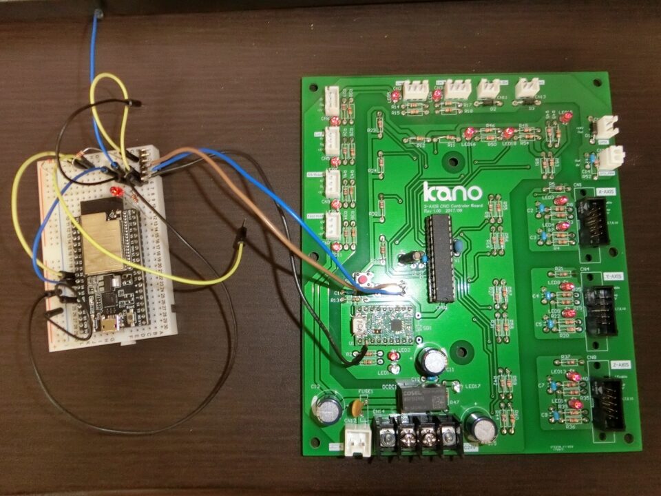 GRBLをESP32で無線 (Bluetooth) 化 – 株式会社加納製作所
